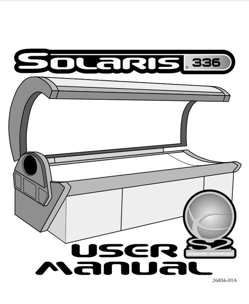 Solaris 336 Tanning Bed Manual – Pro Salon Store