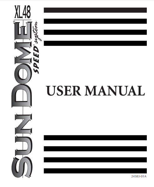 Sundome XL48 Speed System Tanning Booth Manual – Pro Salon Store