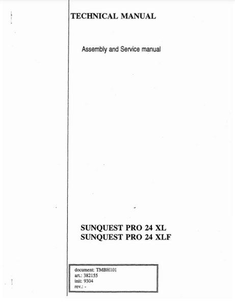 Sunquest Pro 24 XLF Tanning Bed Manual – Pro Salon Store