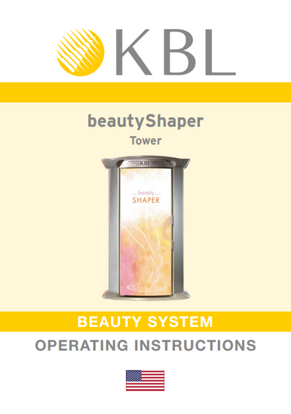 KBL Beauty shaper Tower Operating Manual – Pro Salon Store
