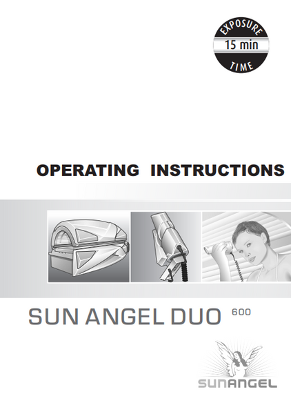 Sun Angel Duo 600 15 Min Tanning Bed Manual – Pro Salon Store