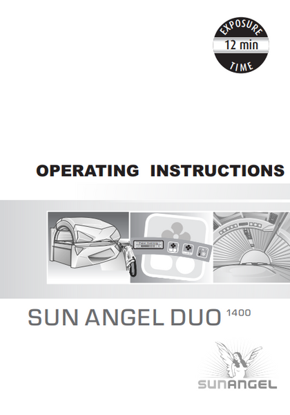 Sun Angel Duo 1400 12 Min Tanning Bed Manual – Pro Salon Store